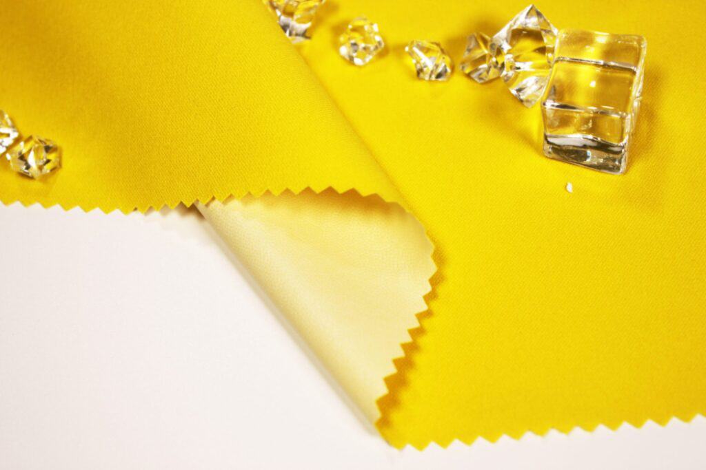 T400 Polyester Elastic Fluorescent Yellow Fabric